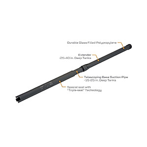 GPI Telescoping Suction Pipe, Adjustable 15" to 40" (GPI Genuine Accessory 110241-01)