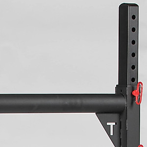 Titan Fitness T-3 Series Short 72" Strongman Yoke, 750 LB Capacity, Multi-Functional Stand for Yoke Carry, Squat Rack, Push/Pull Sled, Fat Bar Pull-Up Station, Workout Equipment for Home or Garage Gym