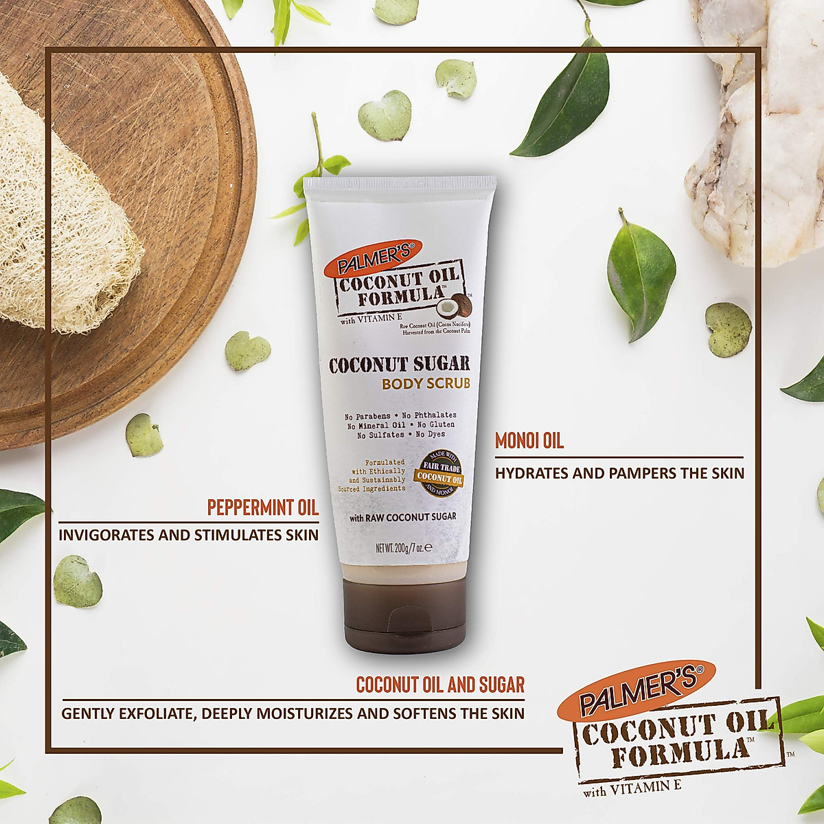 Palmer's Coconut Oil Formula Sugar Body Scrub, 7 oz