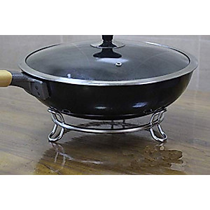 Stainless Steel Pot Rack Kitchen Wok Rack Stove Rack Trivets Wok Support Ring/Pan Holder Stand