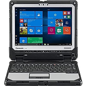 Toughbook Panasonic CF-33, Intel i5-7300U, 12" QHD Touch-Digitizer, 16GB RAM, 512GB SSD, Infrared Webcam, GPS, 4G LTE, 2D Barcode Reader, Fingerprint Reader, Premium Keyboard, Win 10 Pro (Renewed)