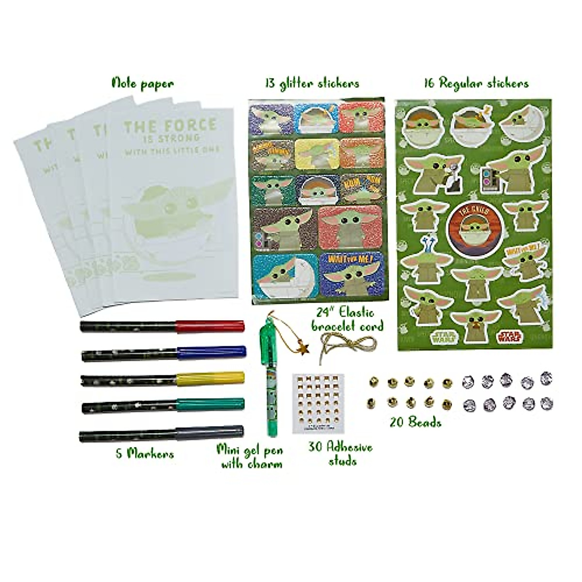 Star Wars Baby Yoda Mandalorian Storage Keepsake Box Craft Kit Activity Set for Kids