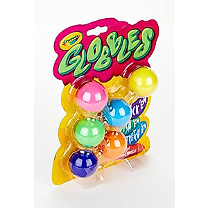 Crayola Globbles Fidget Toy (6ct), Sticky Fidget Balls, Squish Gift for Kids, Sensory Toys, Ages 4, 5, 6, 7, 8