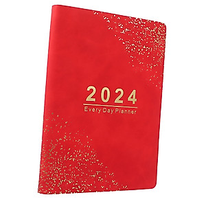 ABOOFAN 2pcs notebook agenda book calendar book a5 Paper household planner organizer multi-function academic planner daily planner 2024 convenient academic planner