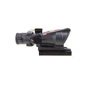 Trijicon ACOG TA31-D-100308 4x 32 Dual Illuminated Red Chevron .223 BAC Reticle Scope, Sniper Gray