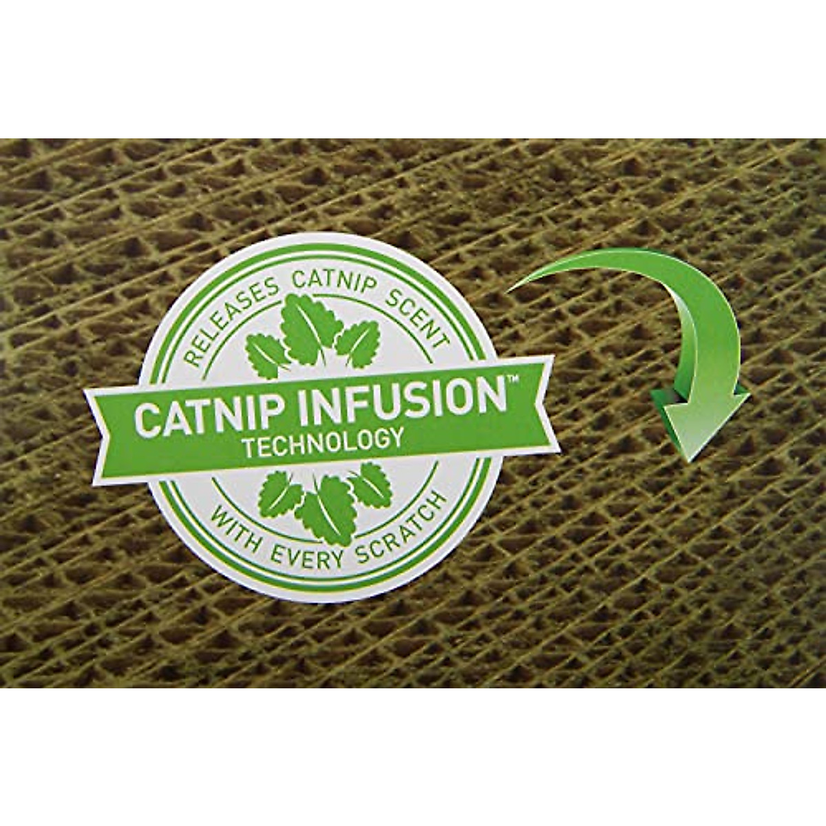 SmartyKat (2 Count) Super Scratcher+ Corrugated Cat Scratcher, Catnip Infusion Technology - Brown, Double Wide (Old Pkg), 2 Count