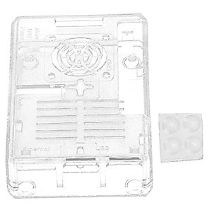 Transparent Case for Raspberry Pi ABS Cover Protective Clear Enclosure Case for Raspberry Pi 3 Plexiglas Klar Transparent durchsichtig, belüftet