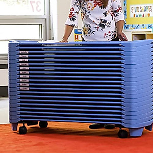 Angeles, AFB5727, Universal Cot Carrier, Fits All SpaceLine or Value Line Cots, Holds 24 Cots, Kids and Toddler Preschool or Classroom Storage Trolley
