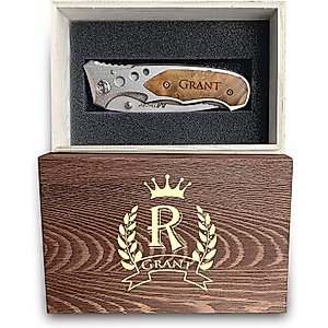 Personalized Knife With Engraved Box, Best Personalization Knife For Men, Knife For Groomsmen, Engraved Pocket Knife, Custom Knife