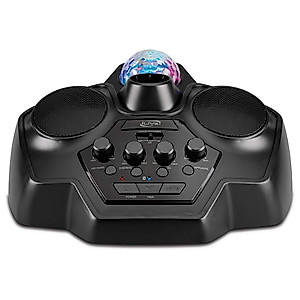 iLive IJBS90B Karaoke Singing Stand, Bluetooth, Adjustable Height, Includes 1 Microphone