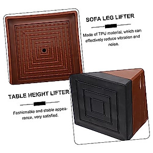 DOITOOL Bed Foot Booster Cabinet Lift Cabinet Protector Kitchen Cabinet Accessories Furniture Risers Sofa Furniture Heightening Pad Bed Heightening Furniture Heightening Cushion Bed Lifts