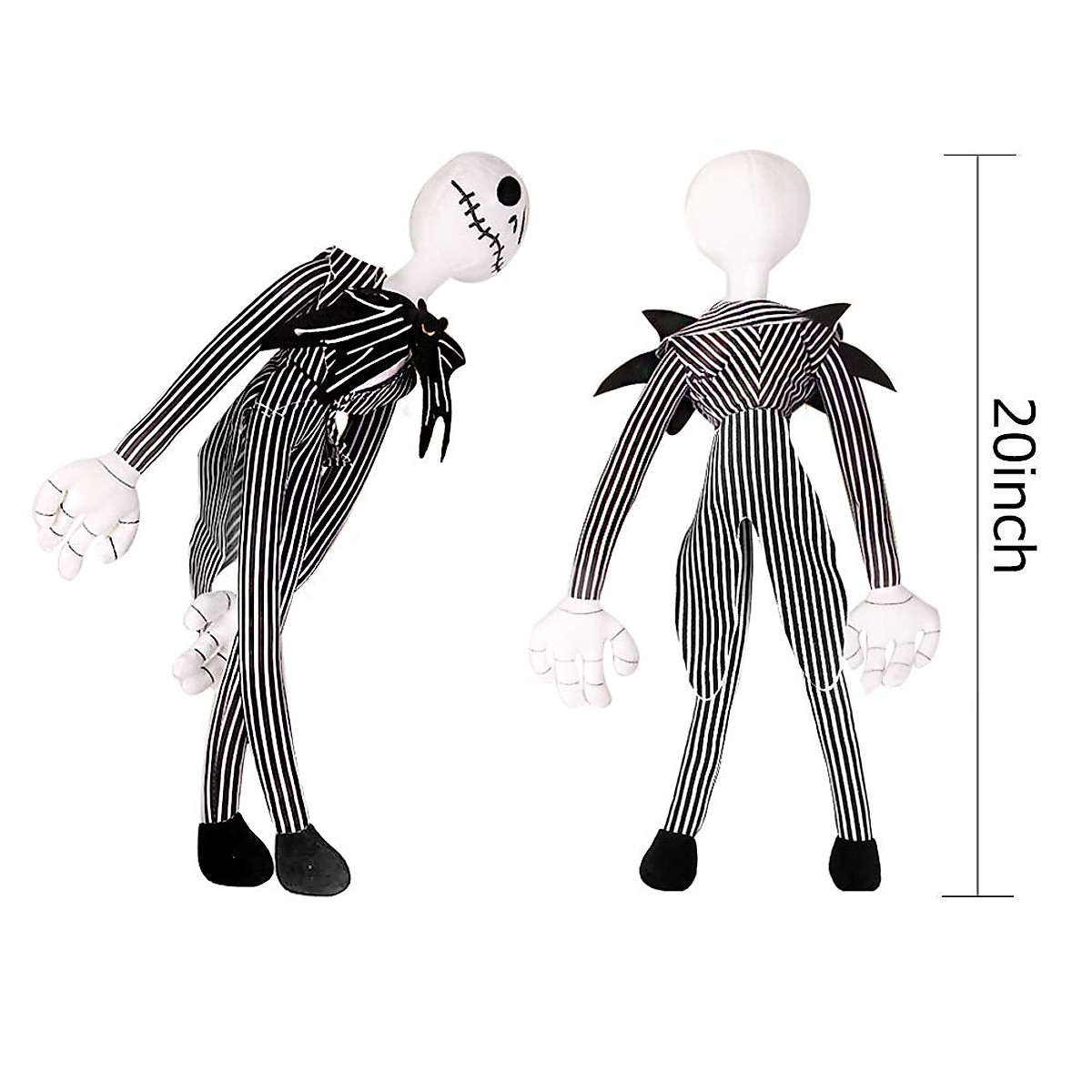Originalidad Nightmare Before Christmas Jack Skellington Plush Doll - Pumpkin King Plush Stuffed Toys Dolls (Jack Doll 20 Inches)