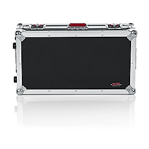 Gator Cases G-TOUR Series Gutiar Pedal board with ATA Road Case, Wheels and Pull Handle; Large: 24" x 11" (G-TOUR PEDALBOARD-LGW) , Black