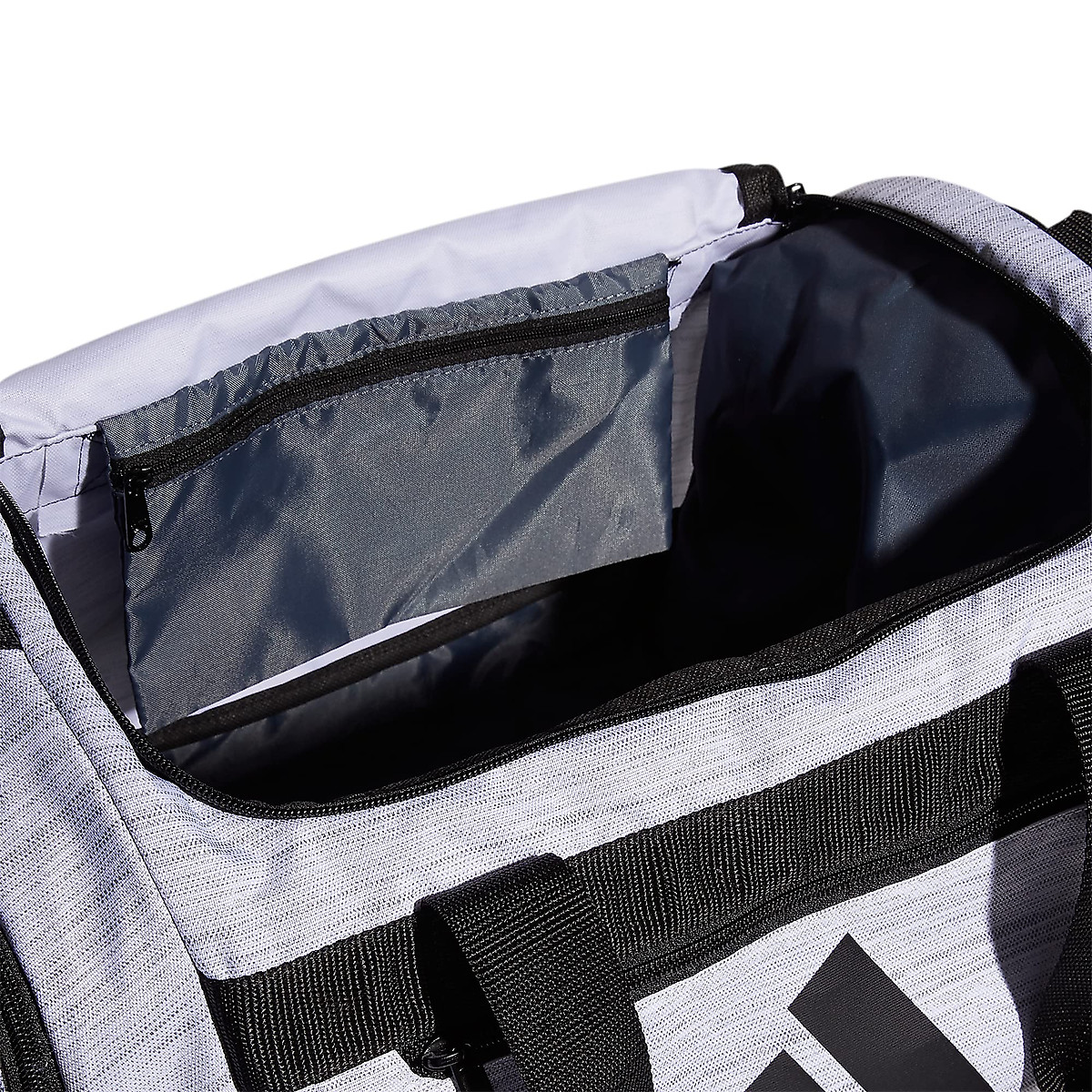 adidas Unisex Defender 4 Small Duffel Bag, Two Tone White/Black, One Size