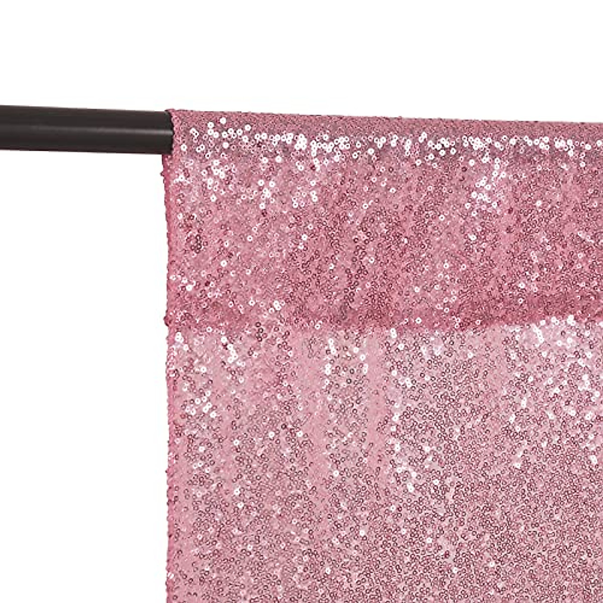 Sequin Backdrop 4 Packs 2ftx8ft Glitter Blush Pink Party Backdrop Curtain Wedding Ceremony Birthday Backdrop Background Decoration