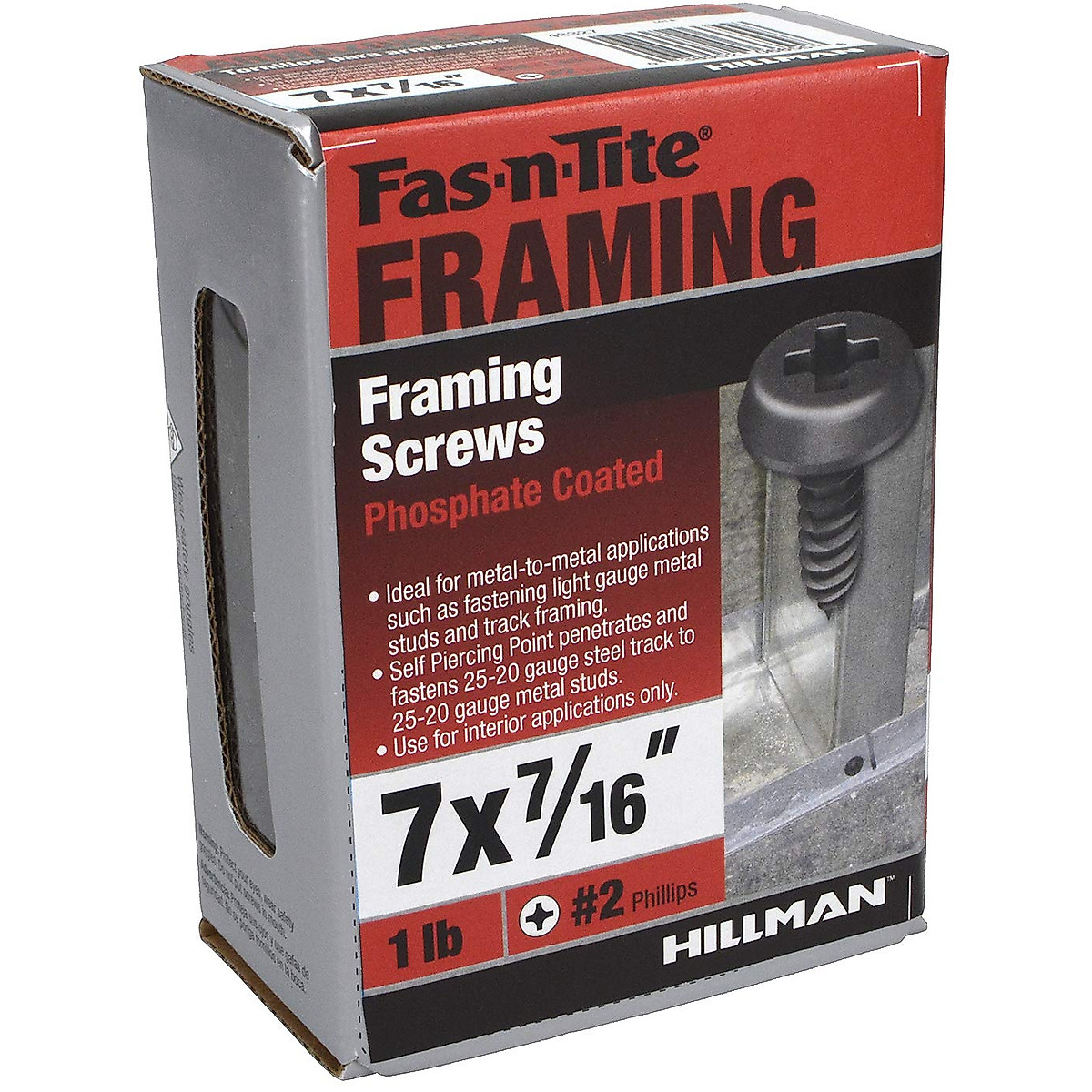 Fas-N-Tite Phosphate-Coated Framing Screw (#7 x 7/16")