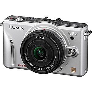 Panasonic Lumix DMC-GF2 12 MP Micro Four-Thirds Mirrorless Digital Camera with 3.0-Inch Touch-Screen LCD and 14mm f/2.5 G Aspherical Lens (Silver)