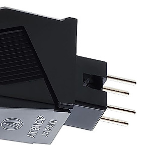 Audio-Technica AT81CP Replacement Phonograph Cartridge with Conical Stylus for P Mount Turntables