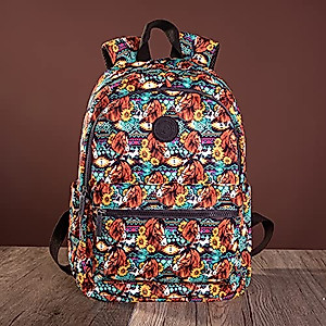 Montana West Western Backpack Purse for Women Waterproof Rucksack Casual Daypack for Laptop Travel MWB-3009BR