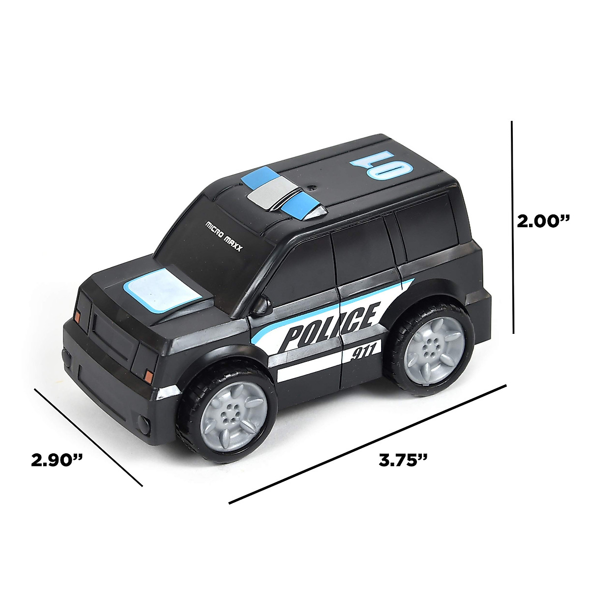 Sunny Days Entertainment Micro Mini City Vehicles – Rescue Toy Car and Truck Set for Kids | Firetruck Helicopter Police Ambulance | Free Wheeling with Moving Parts – Maxx Action