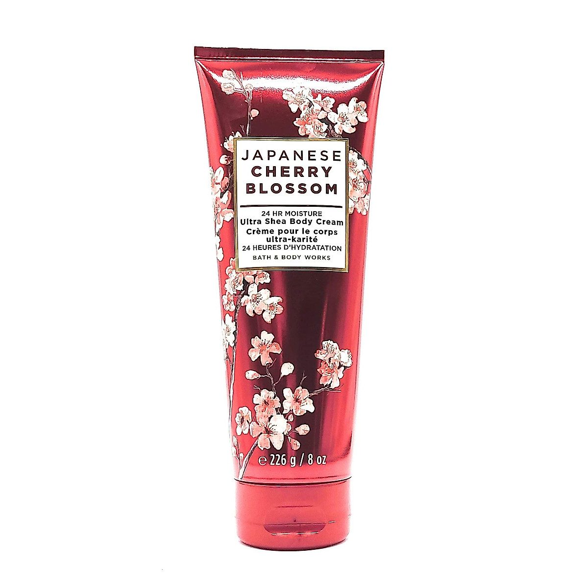 Bath and Body Works 2 Pack Japanese Cherry Blossom Ultra Shea Body Cream 8 Oz.