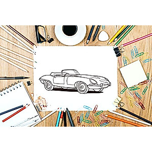 Classic Cars Coloring Book: A Collection of 50 Iconic Classic Cars | Relaxation Coloring Pages for Kids, Adults, Boys, and Car Lovers