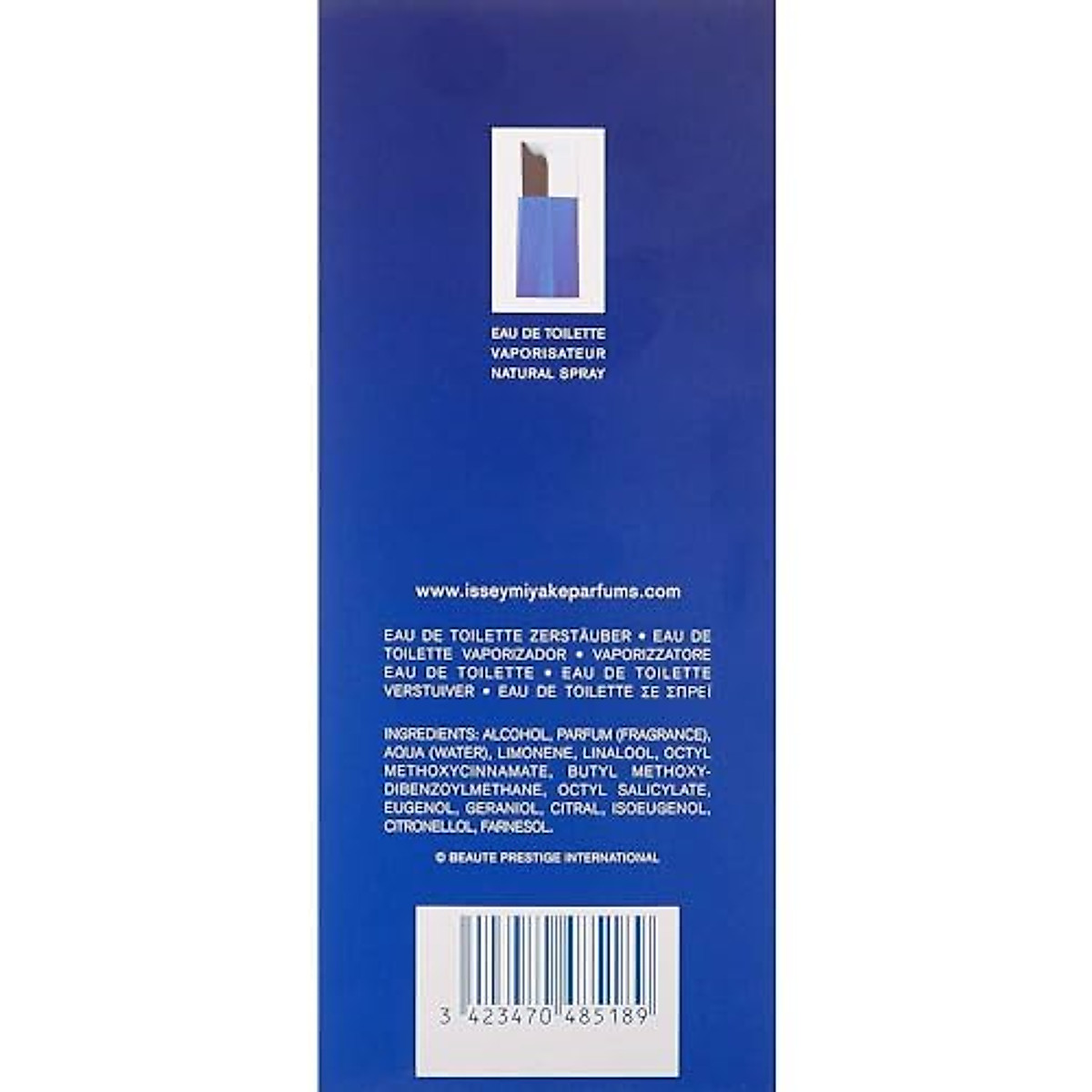 L'eau Bleue D'issey Pour Homme By Issey Miyake For Men. Eau De Toilette Spray 2.5 Ounces