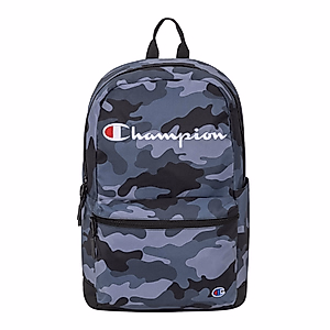 Champion unisex adult Momentum Backpacks, Camo/Black, One Size US