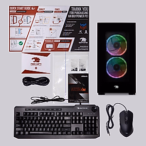 iBUYPOWER Starter PC Computer Desktop Element Mini 167A (AMD Ryzen 5 3600 3.6GHz, NVIDIA GeForce GT 730 2GB, 8GB DDR4 RAM, 240GB SSD, WiFi Ready, Windows 10 Home)