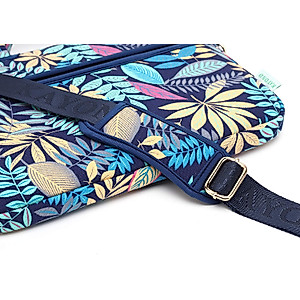 kayond Forest Series Bule Patten Waterproof Laptop Shoulder Messenger Bag Case Sleeve for 12 Inch 13.3 Inch Laptop
