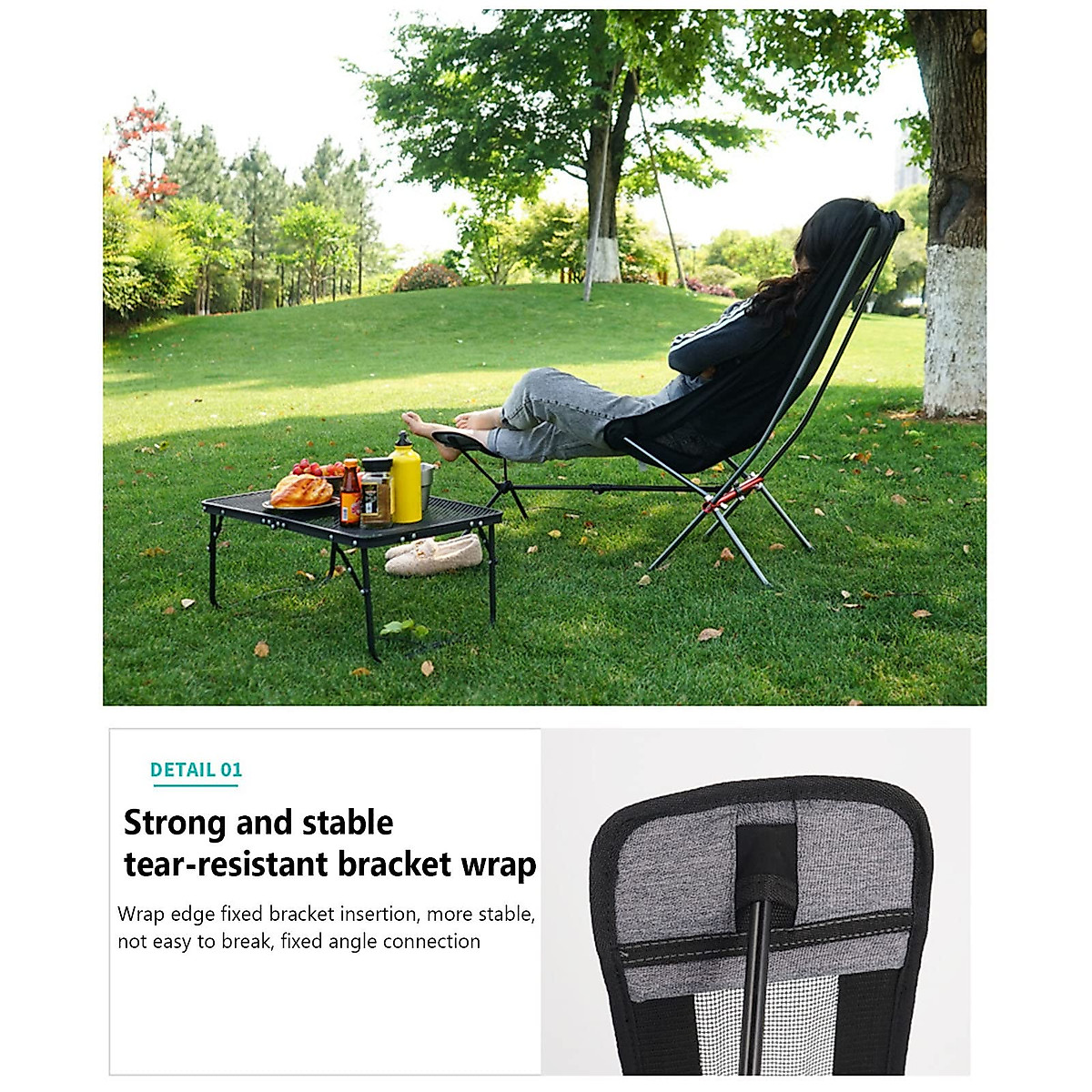 Universal Camping Chair Foot Rest,Folding Attachable Footrest Leg Rest Camping Chairs,Portable Recliner Retractable Footstool Leg Rest Chair Set,Accessories for Camping Chair Foot Rest
