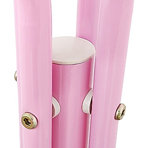 uxcell Metal Coat Rack,Standing Coat Tree 12 Hooks Hanger for Handbags Hat Umbrella Clothes Home Decorate Fuchsia