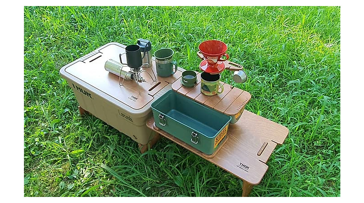 Handmade COFFNIC Stanley Lunch Box Wood Table Top