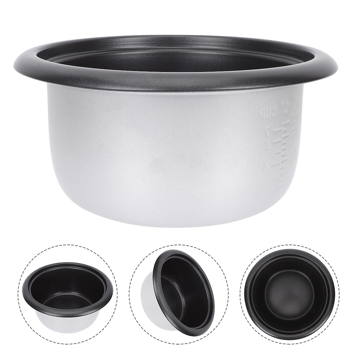 Rice Cooker 10 Cup Griddle Grill Accessories Pressure Cooker Non-stick Rice Cooker Pot Household Cooker Inner Pot Inner Cooking Pot Container Baking Bowl Nonstick Cookware Rice Cooker Small