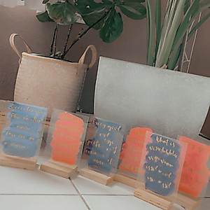 ZEONHAK 5 PCS 12 x 12 x 1/4 Inches Clear Acrylic Sheet, Transparent Plastic Plexiglass Board with Protective Film for Signs, Crafts, DIY Display Projects and More