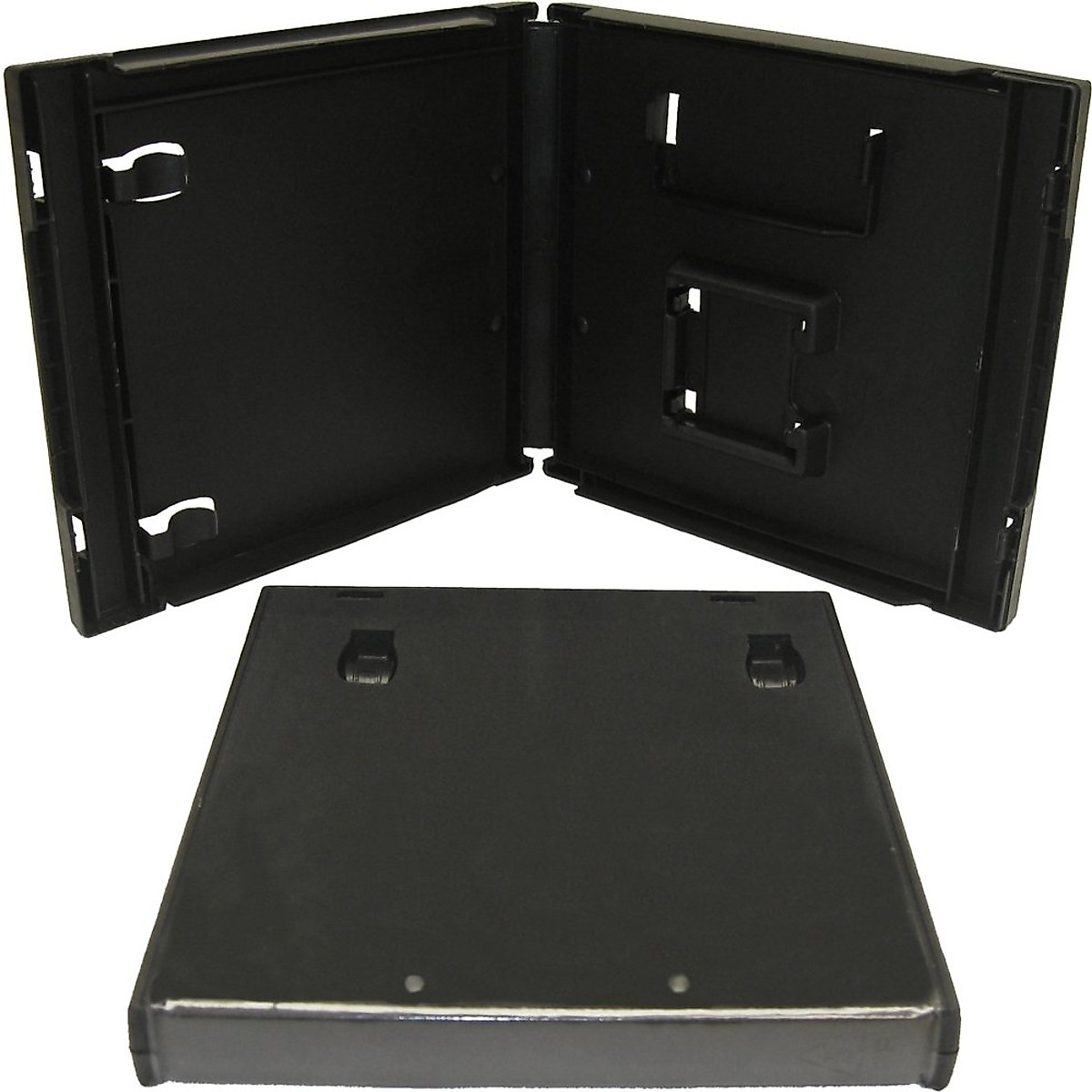 (10) Standard Empty Replacement Game Cases - Compatible with Black Nintendo DS - VGBR14DSBK