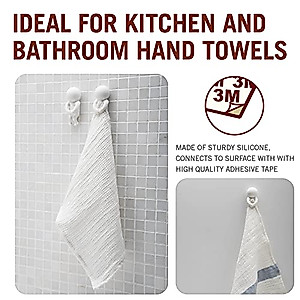 Modesto: Hand Towel Holder/Kitchen Towel Hanger/Fun Silicone Figure Towel Grip/for Towels by Monkey Business