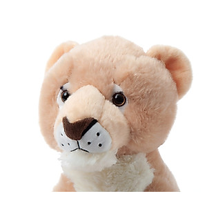 The Petting Zoo Lioness Stuffed Animal, Gifts for Kids, Wild Onez Zoo Animals, Lioness Plush Toy 12 inches