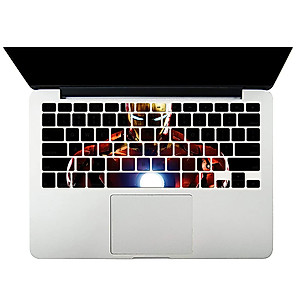 Bandless Case Compatible with MacBook Air 13 Retina 2020 2019 A2337 M1 A2179 A1932, Plastic Protective Hard Shell + Keyboard Cover for inch Touch ID - Ironman 1 A2337/A2179/A1932 (Air 2018-2020)