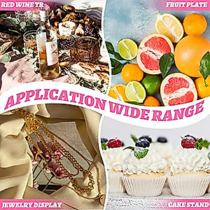 2 Size XL Resin Tray Molds Silicone with Gold & Silver Handles, Epoxy Resin Tray Mold DIY for Making Resin Tray, Crafts, Home Decorations