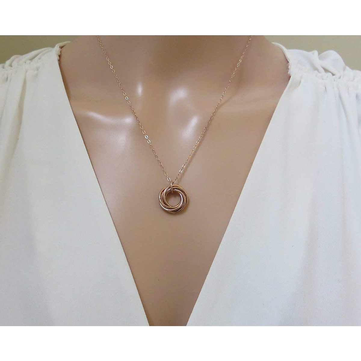 60th Birthday Gift for Women | Rose Gold Necklace | 60th Birthday Necklace