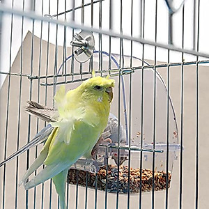 Pet Birds Feeder, Bird Cage Birds Feeding for Parrorts Budgie Cockatiel Lovebirds