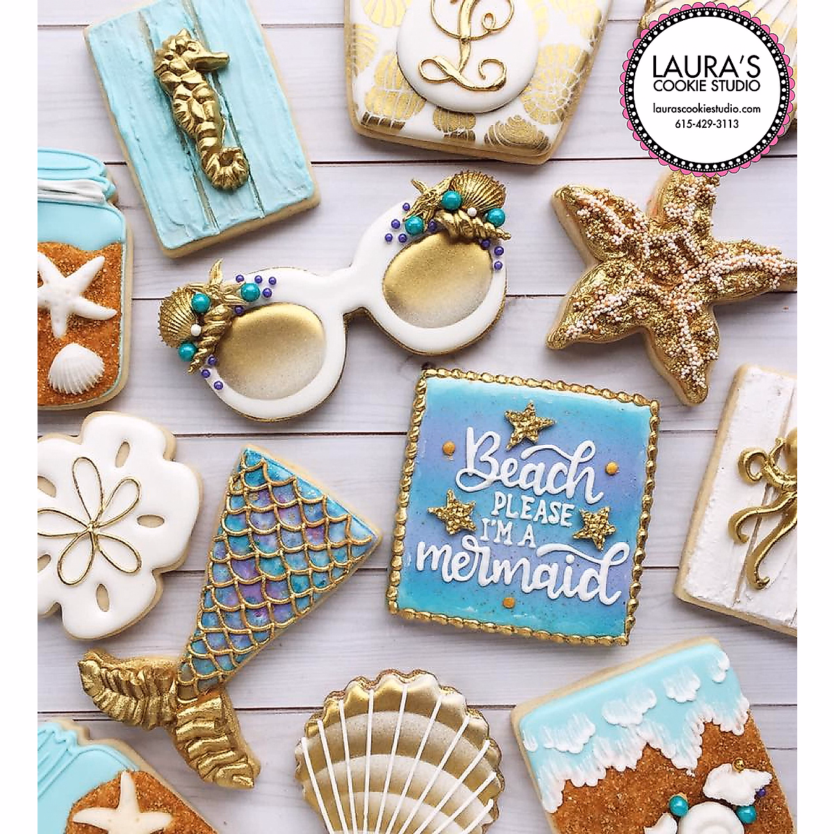 Sandy Beach Cookie Cutter 4 Piece Set from The Cookie Cutter Shop – Tin Plated Steel Cookie Cutters