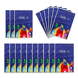 Fuyhiuous 30Pcs Among Game Party Gift Bags,Among Game Gooddie Bags Party Supplies Birthday Decoration Gift Bags Among Game Birthday Party Decorations