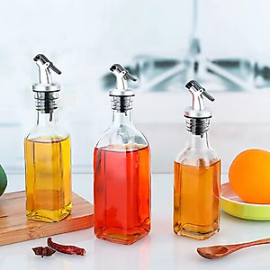 Accguan Oil Dispenser,6oz Leakproof Olive Oil Dispenser,Set with Sticker and Pen,Suitable for Storing Olive Oil, Vinegar and Other Liquids (30 PCS)