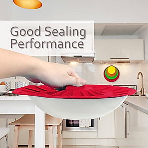 Silicone Lids for Bowls and Food Covers,7 Pack 5 Sizes Silicone Lids,Microwave Cover for Food,Reusable Silicone Bowl Covers,Silicone Lids for Pots and Pans Food Storage Cups Cans