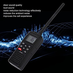Walkie Talkies, Portable High Sensitivity Marine Radio Noise Reduction IP67 Waterproof Handheld for Ship(#3)