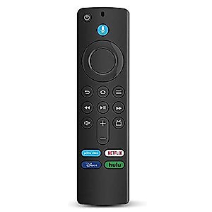 Replacement Voice Remote L5B83G (3rd GEN) fit for Fire TV Stick (2nd Gen, 3rd Gen, Lite, 4K), Fire TV Cube (1st Gen & 2nd Gen), and Fire TV (3rd Gen, Pendant Design)