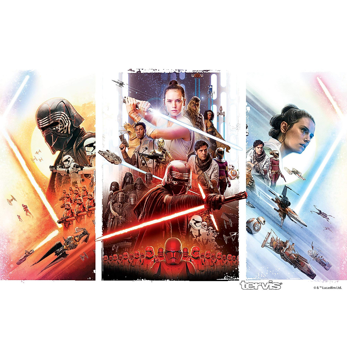 Tervis Star Wars Episode IX Triple Walled Insulated Tumbler Travel Cup Keeps Drinks Cold & Hot, 30oz, Stainless Steel