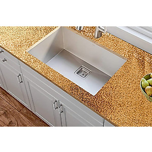 Kitchen Cabinet Oil Proof Wallpaper Stickers Kitchen Stickers Self Adhesive Kitchen Aluminum Foil Stickers Oil Proof Waterproof Kitchen Stove Sticker (A (23.6 in*197 in))
